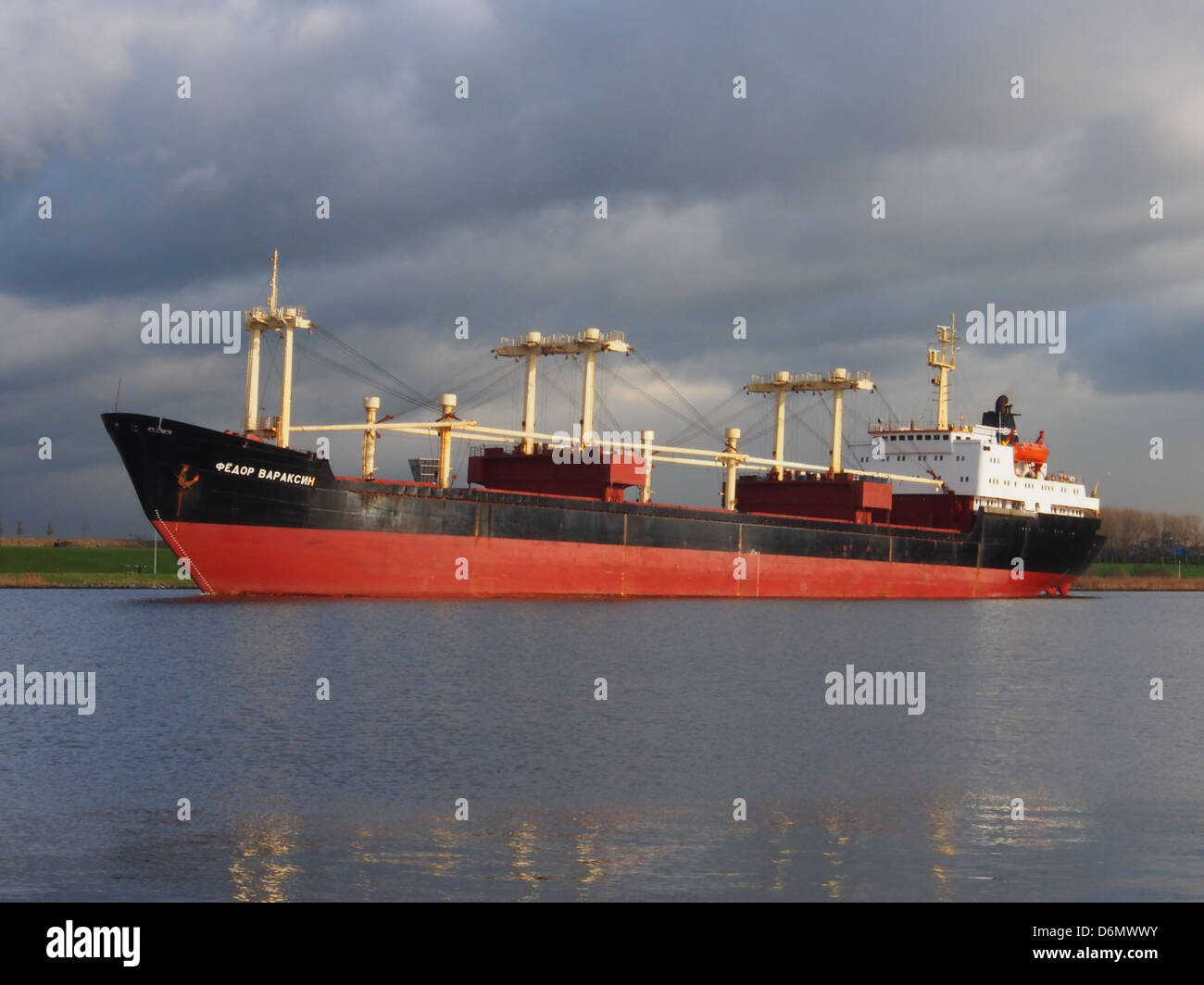 The vessel Fedor Varaksin (IMO 7625691) is a well-built cargo ship ...