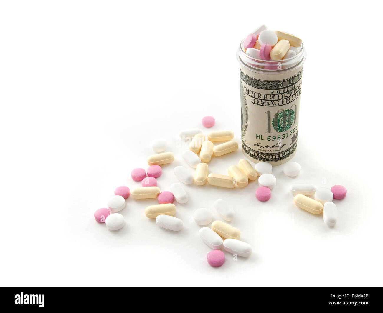 Bills in the pill bottle hi-res stock photography and images - Alamy