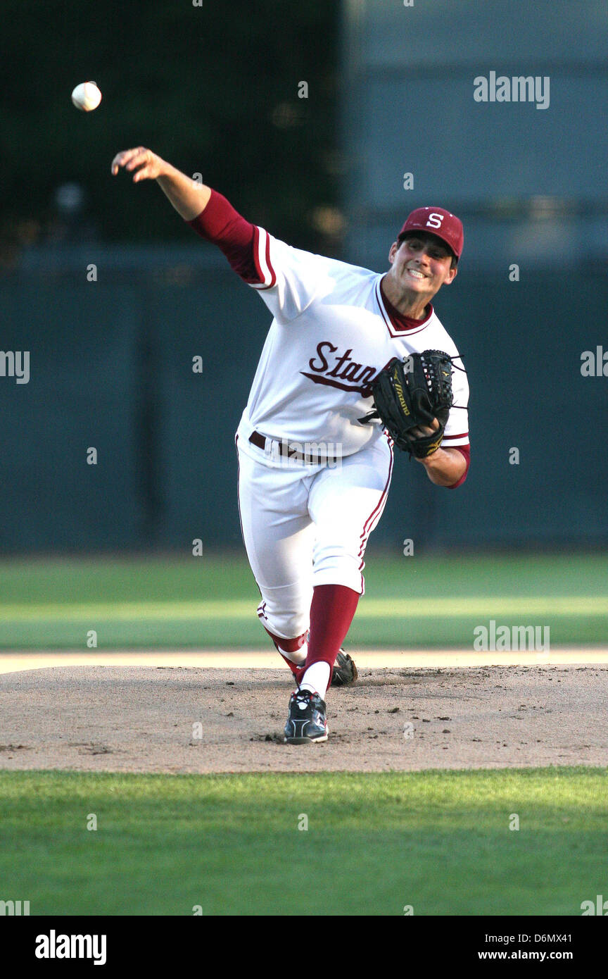 April 19, 2013: Stanford pitcher #26 Mark Appel in action during the ...