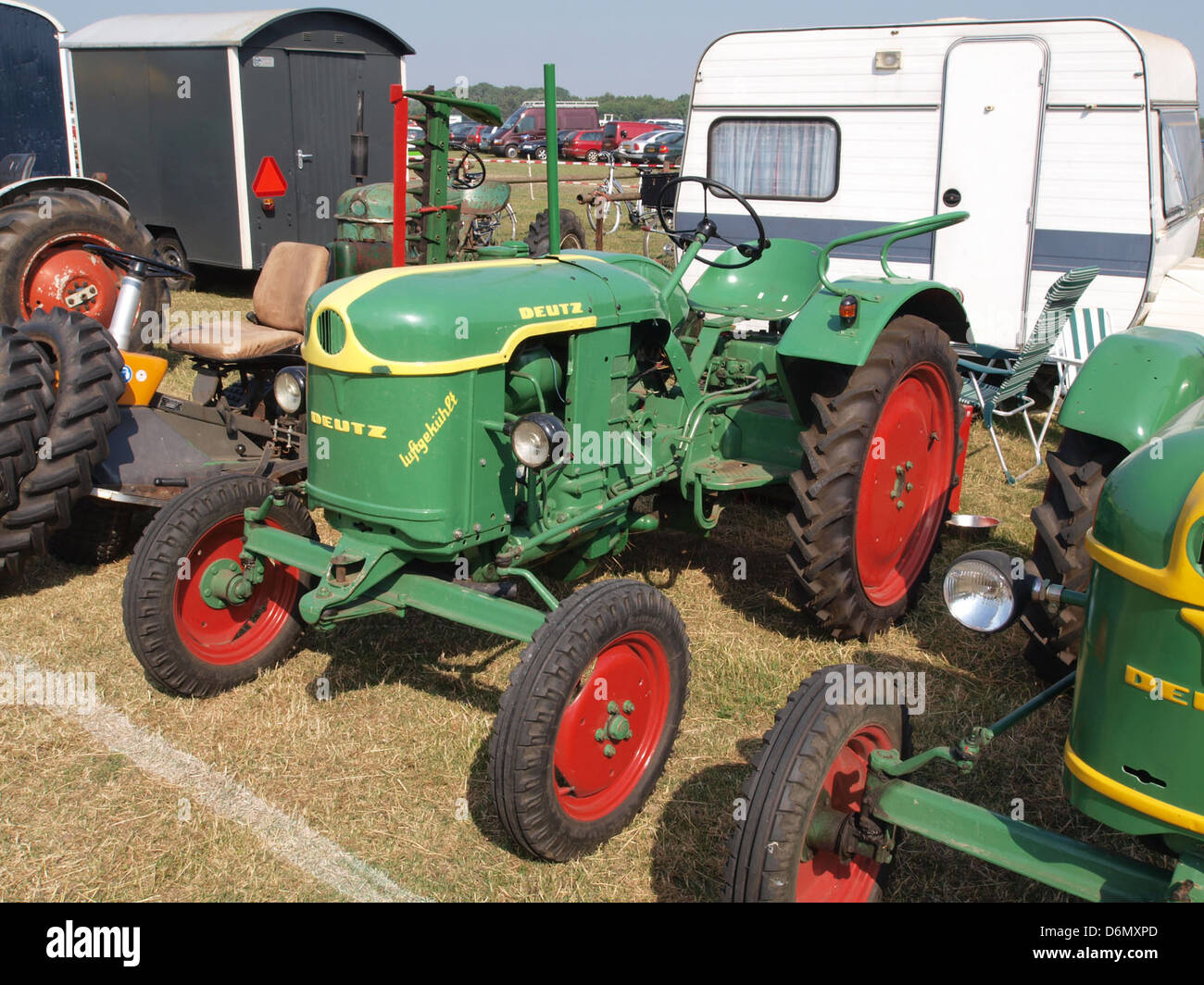 The Green Deutz Luftgekühlt tractor is known for its distinctive green ...