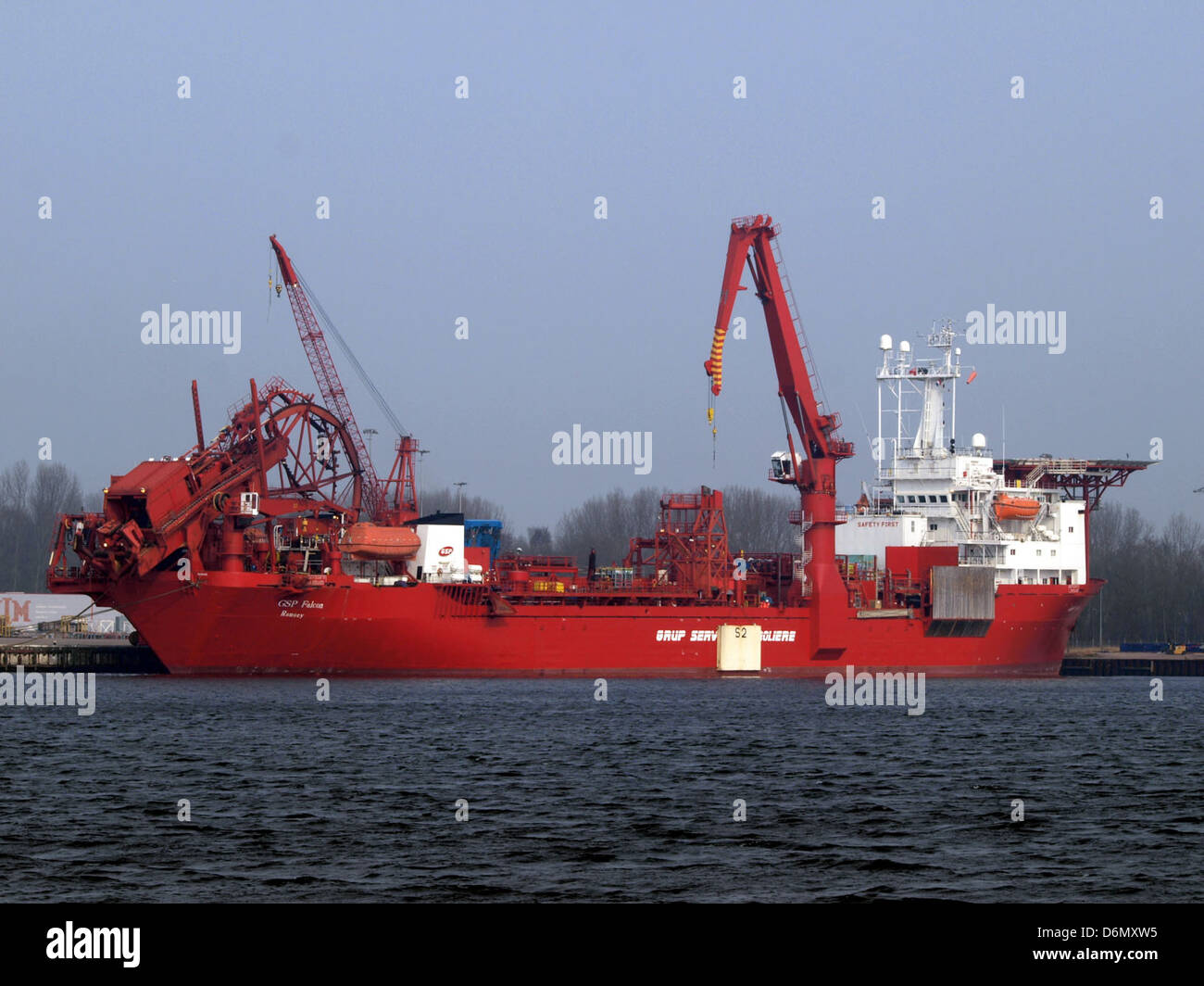 The Gsp Falcon (IMO 7409401) is a versatile offshore supply vessel ...