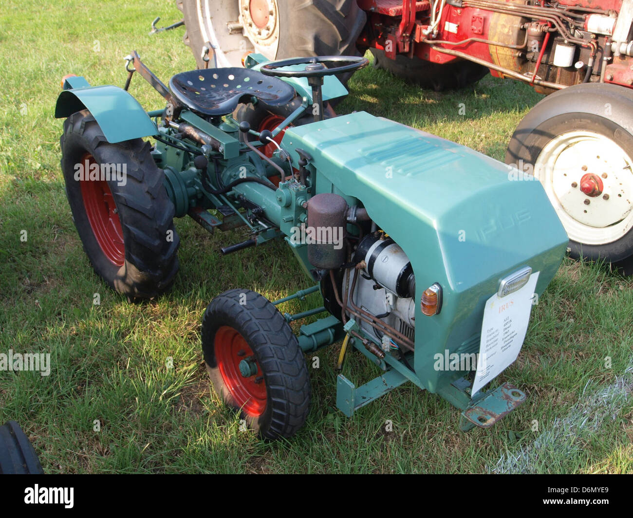 The Irus A1 is a vintage agricultural tractor known for its sturdy ...