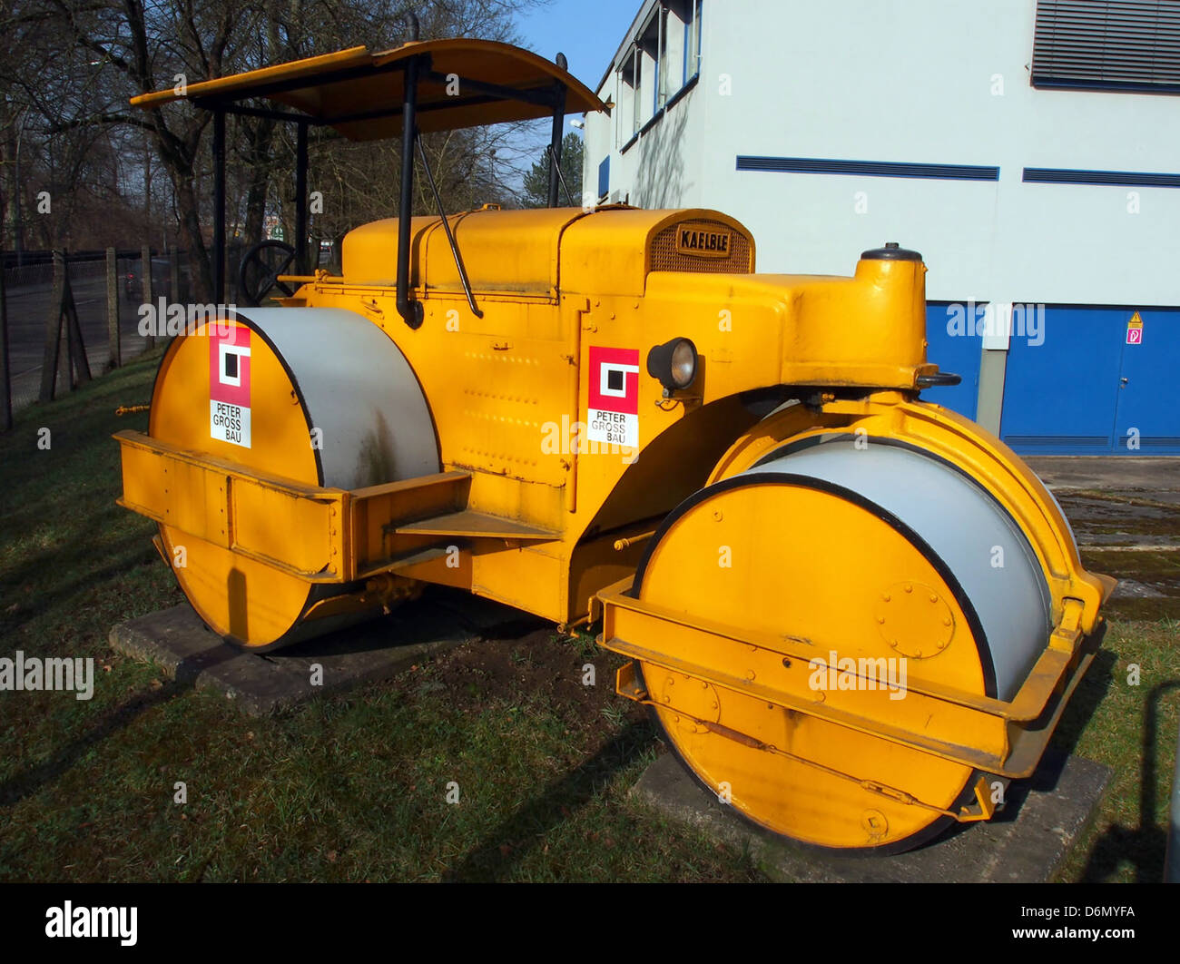 The Kaelble Roadroller is a heavy-duty vehicle used for road ...
