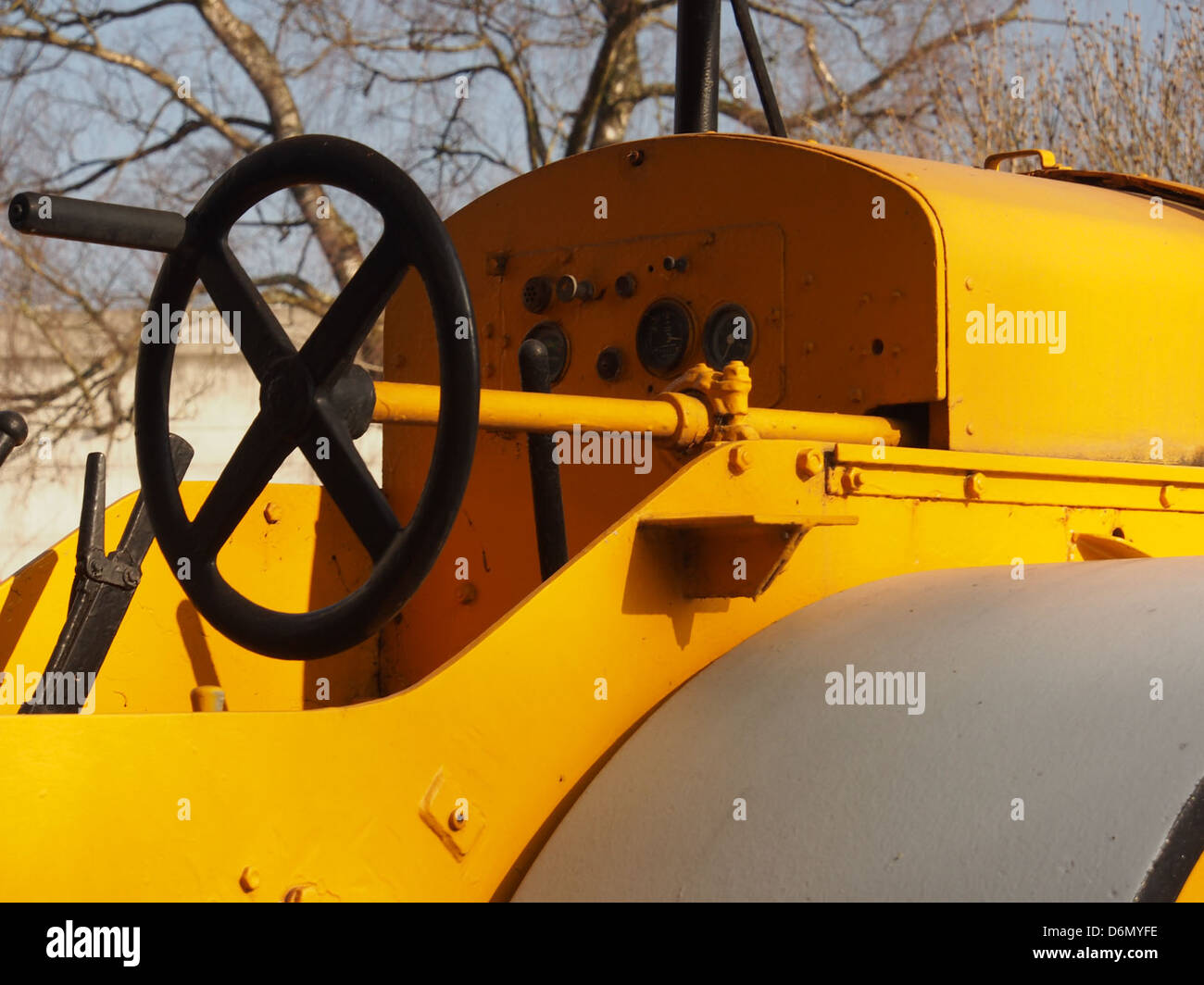 The Kaelble Roadroller is a vintage German construction vehicle ...