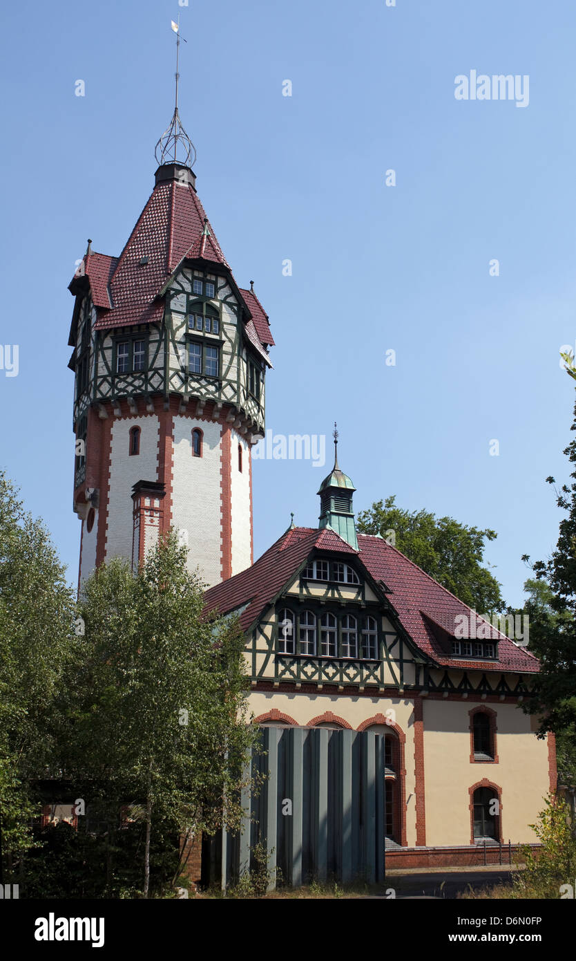 Beelitz, Germany, the building of the power plant on the grounds of the ...