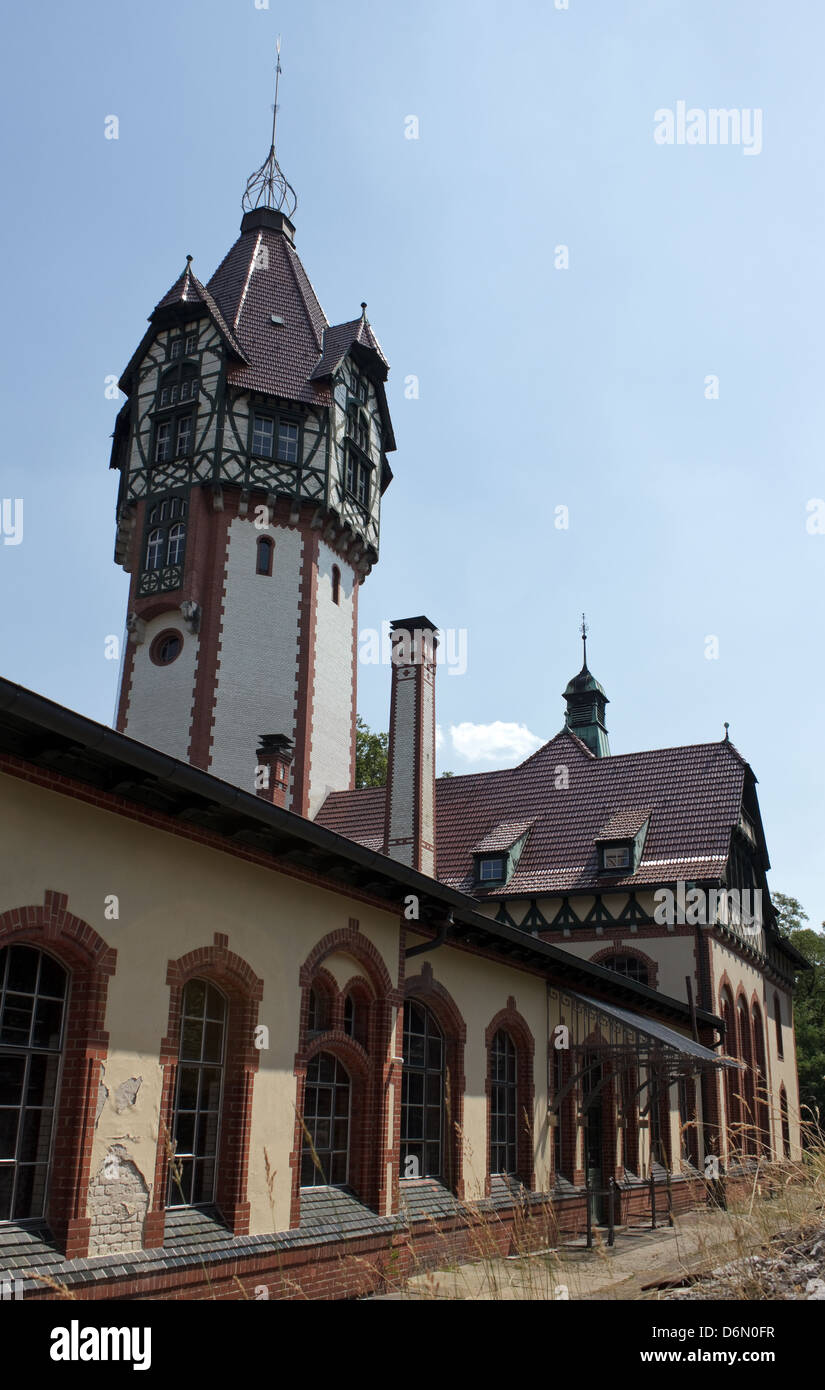 Beelitz, Germany, the building of the power plant on the grounds of the ...