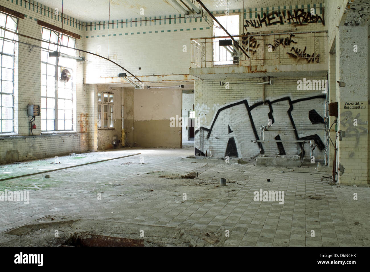 Beelitz, Germany, abandoned buildings of the former Beelitz ...