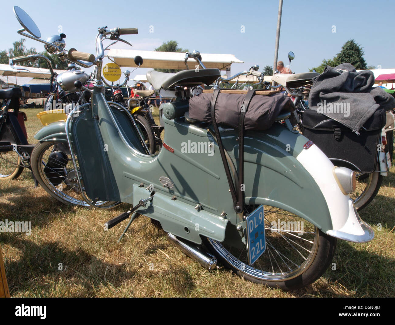 This grey Sparta moped, in excellent condition, is a well-preserved ...