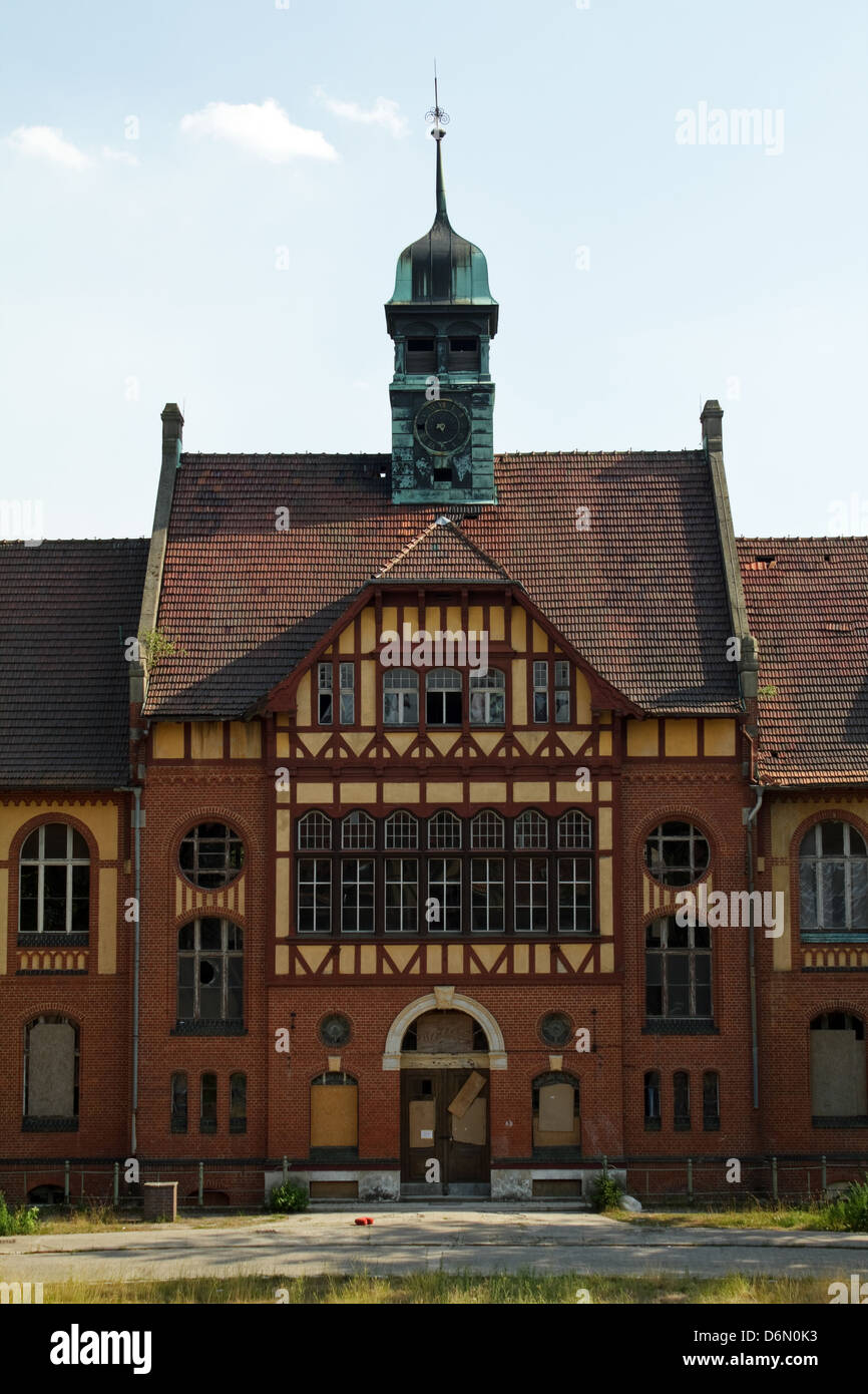 Beelitz, Germany, abandoned buildings on the grounds of the former ...