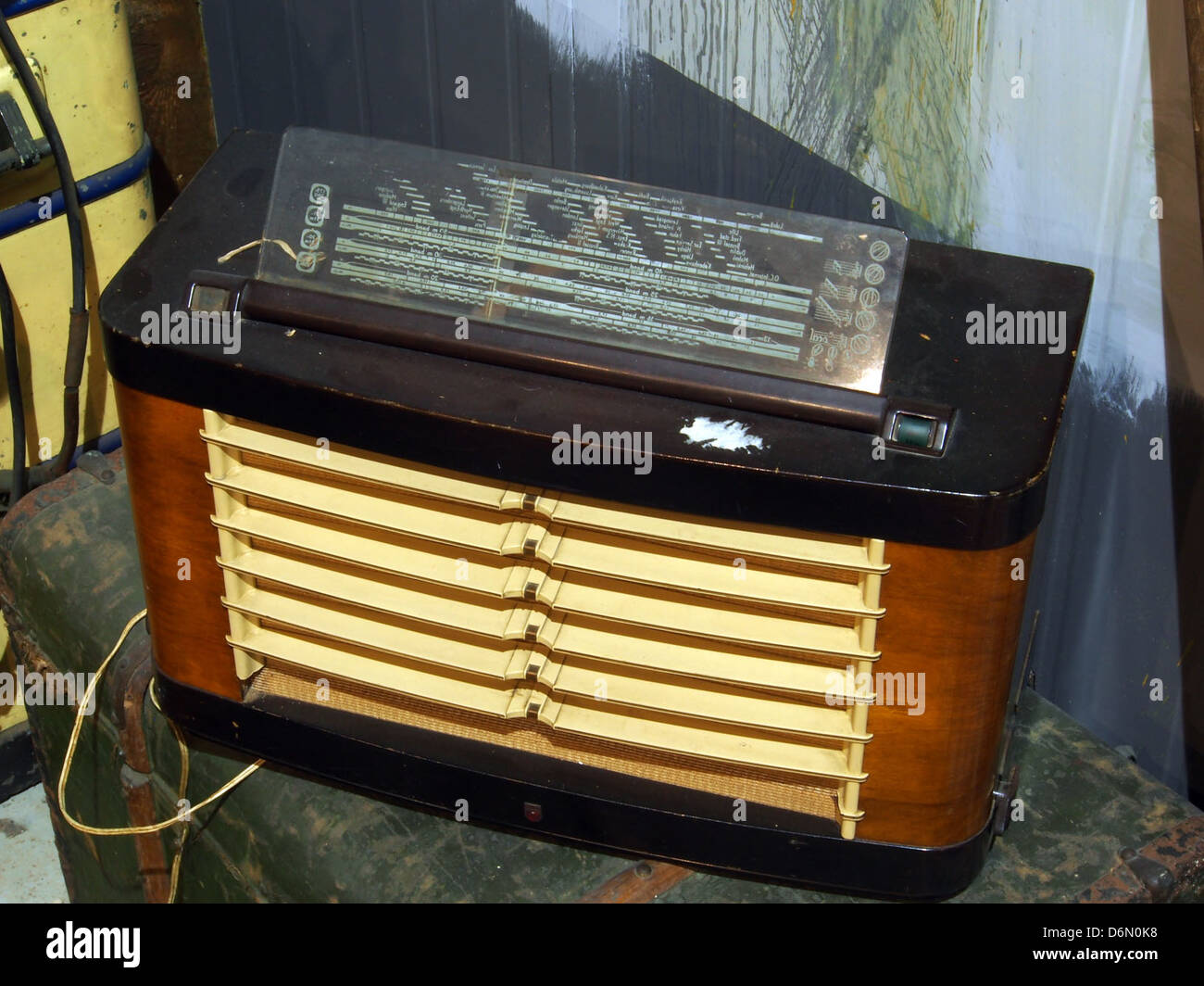 The Old Philips radio displayed at the Den Hartog Ford Museum is a ...
