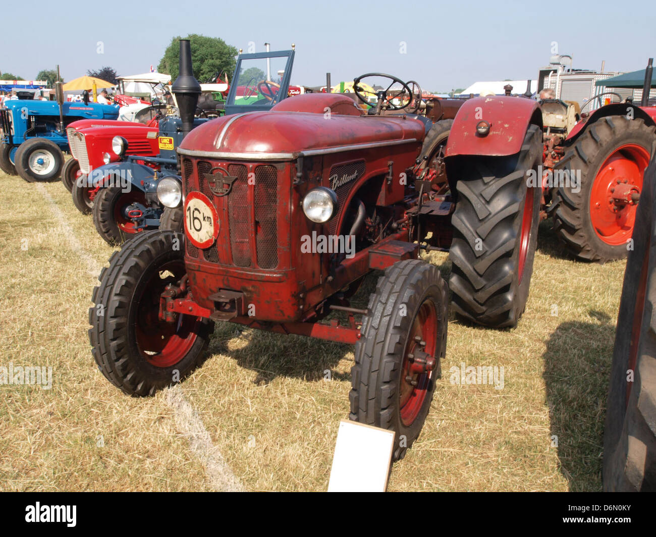 The Old Red Hanomag Brillant is a classic German tractor known for its ...
