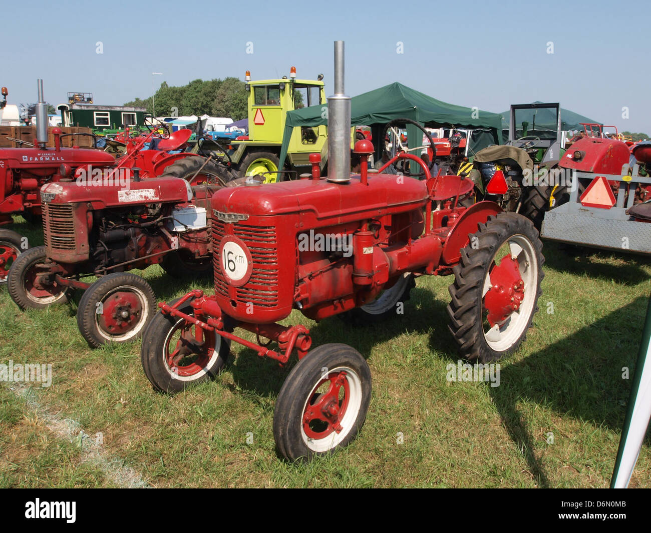 Old red Red Farmall pict1 Stock Photo - Alamy