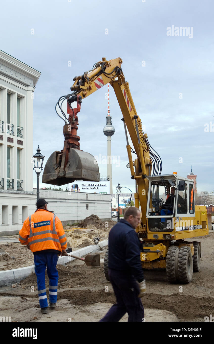 Berlin, Germany, construction site in Berlin-Mitte Stock Photo - Alamy