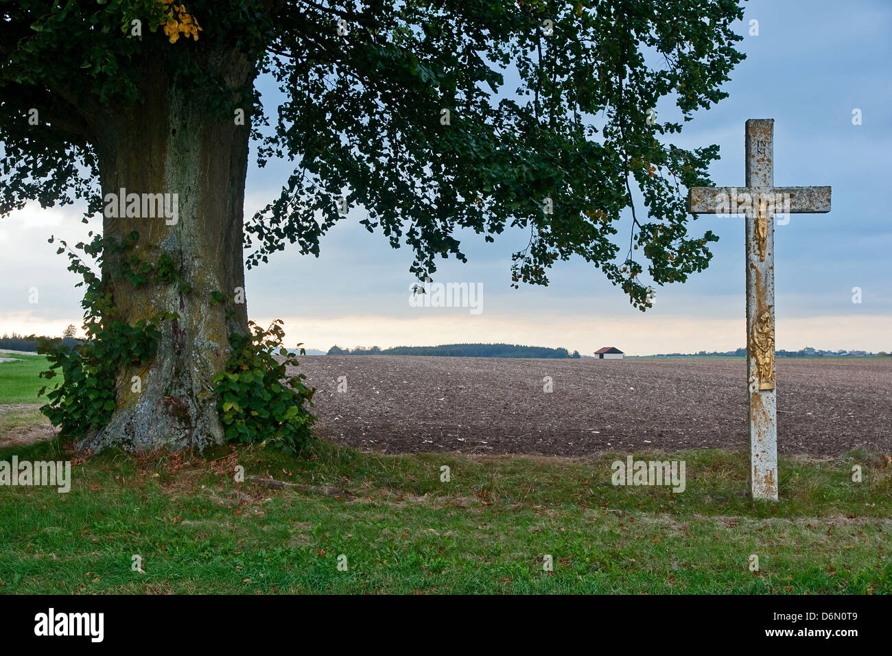 Titting, Germany, at the crossroads Altmuehltal Stock Photo - Alamy