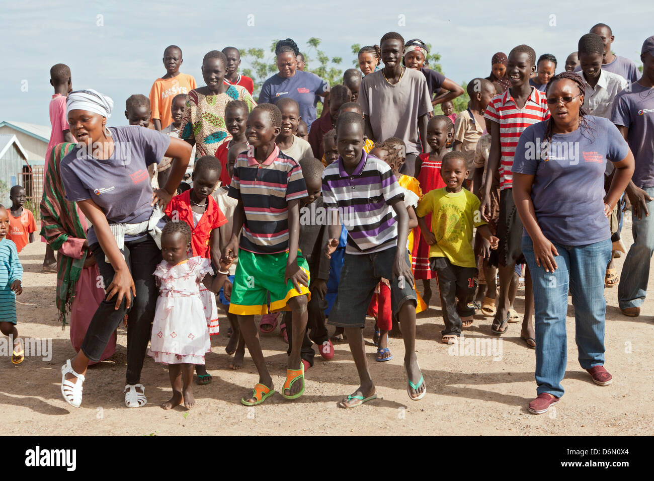 Kakuma, Kenya, Waldorfpaedagogik in Kakuma refugee camp Stock Photo - Alamy
