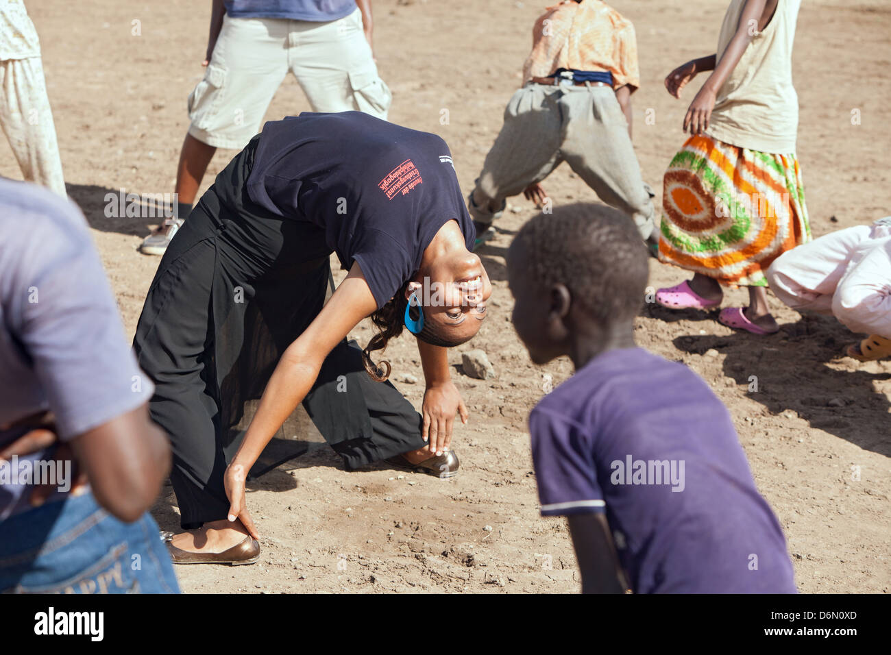 Kakuma, Kenya, Waldorfpaedagogik in Kakuma refugee camp Stock Photo - Alamy