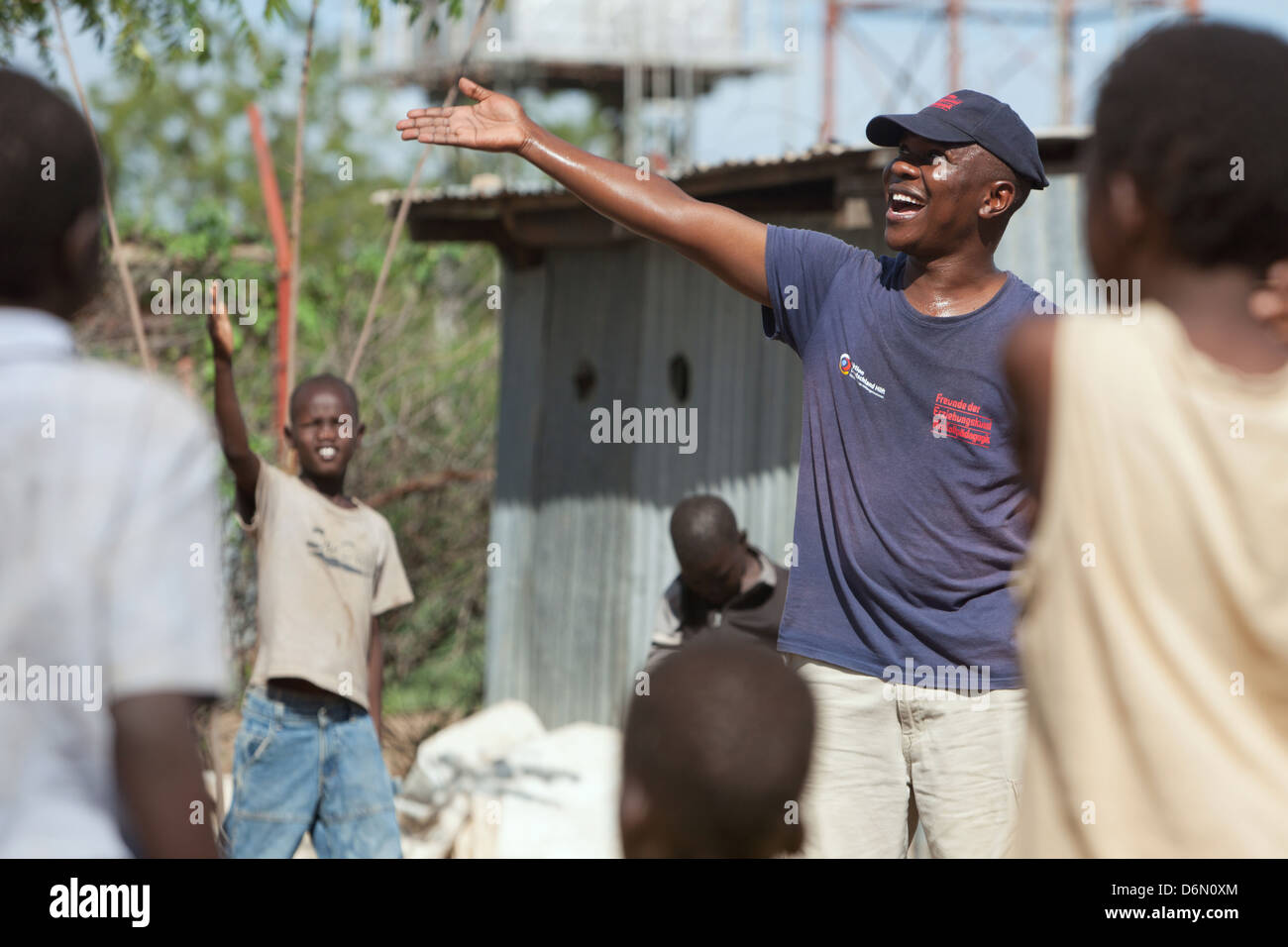 Kakuma, Kenya, Waldorfpaedagogik in Kakuma refugee camp Stock Photo - Alamy