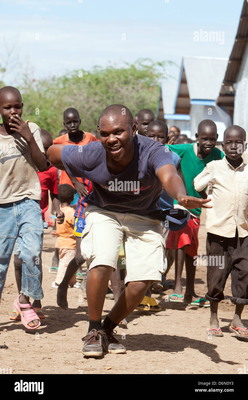 Kakuma, Kenya, Waldorfpaedagogik in Kakuma refugee camp Stock Photo - Alamy