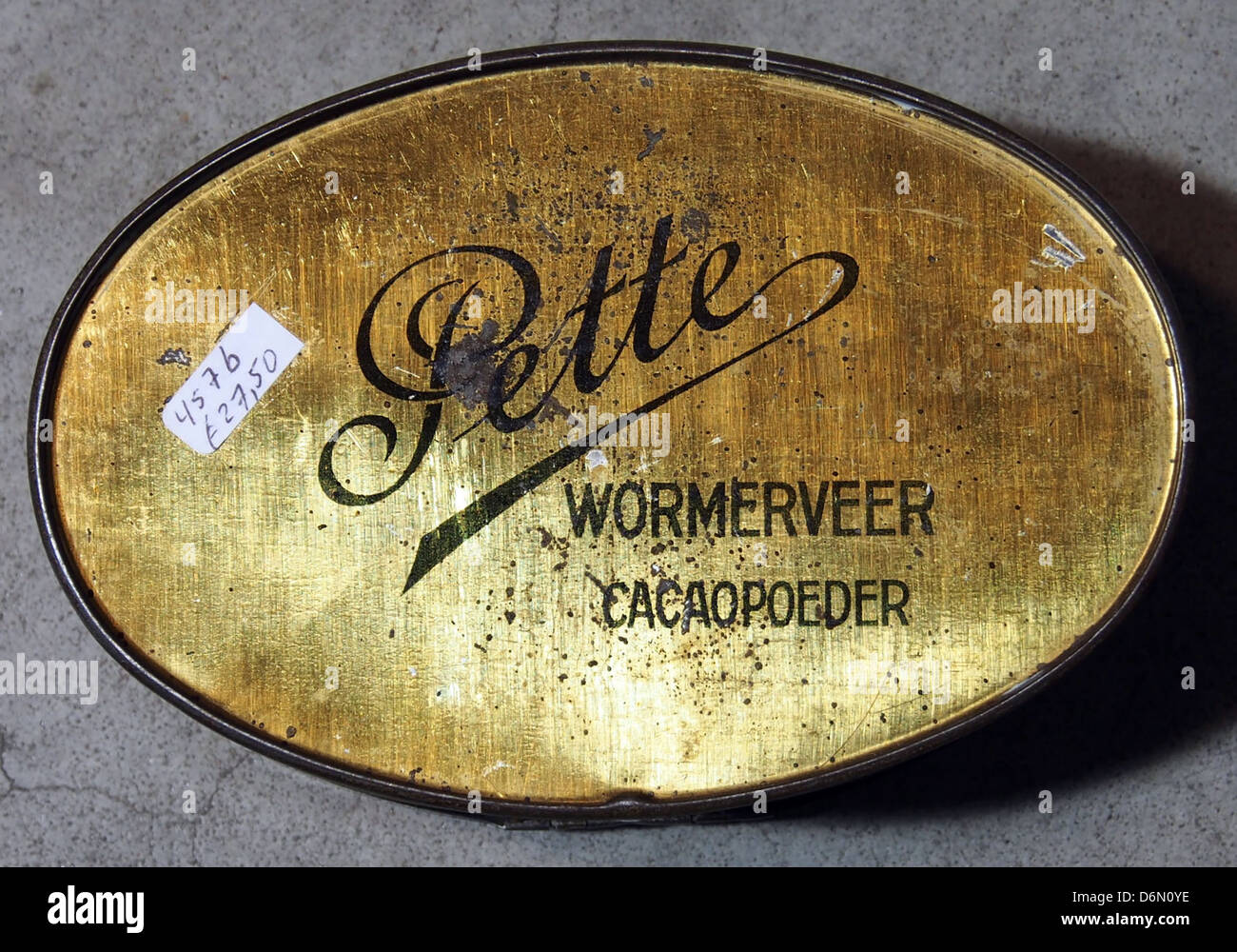 A Pette cacao powder sign from Wormerveer, showcasing early Dutch ...