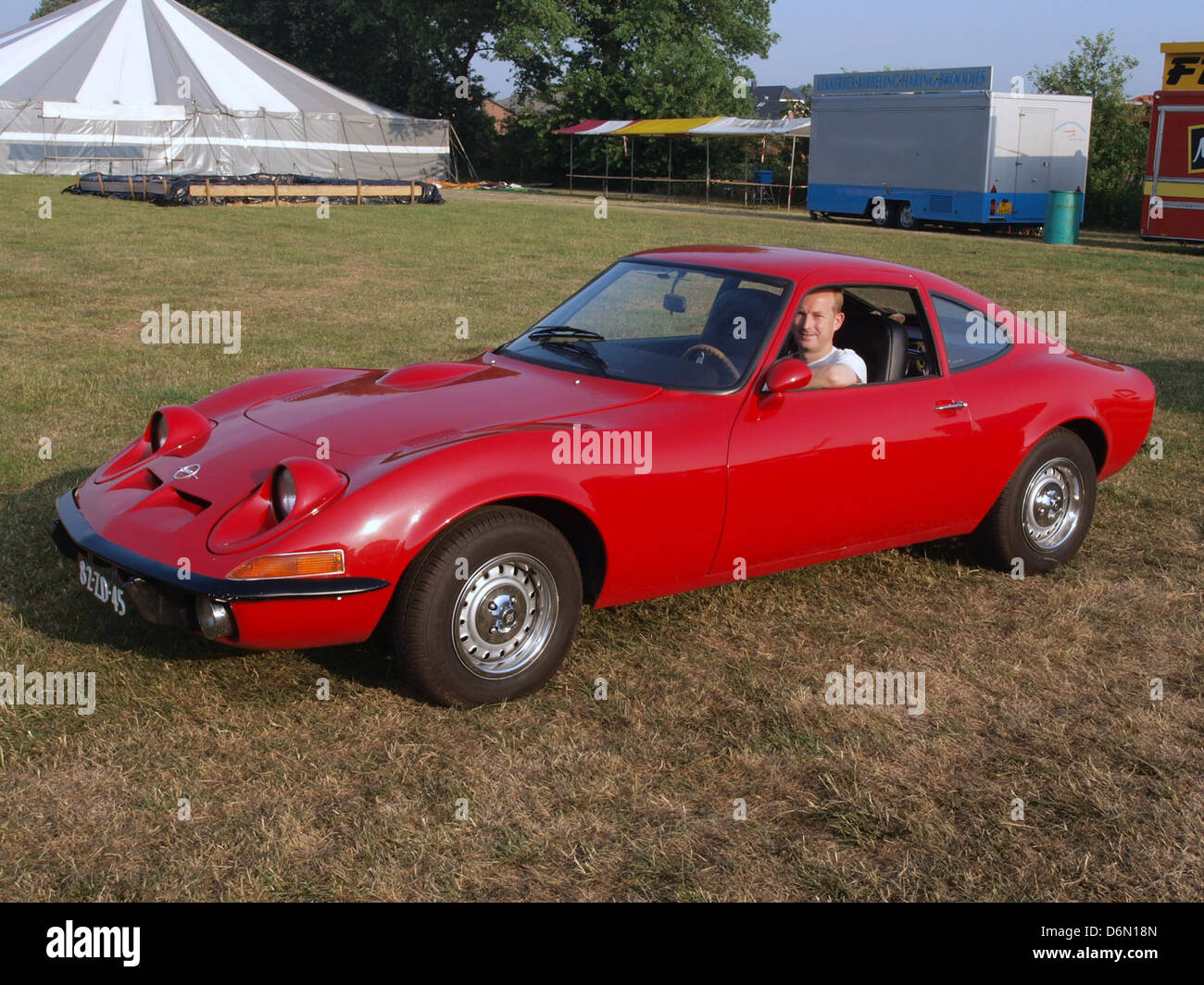 Red 1969 Opel GT Stock Photo - Alamy