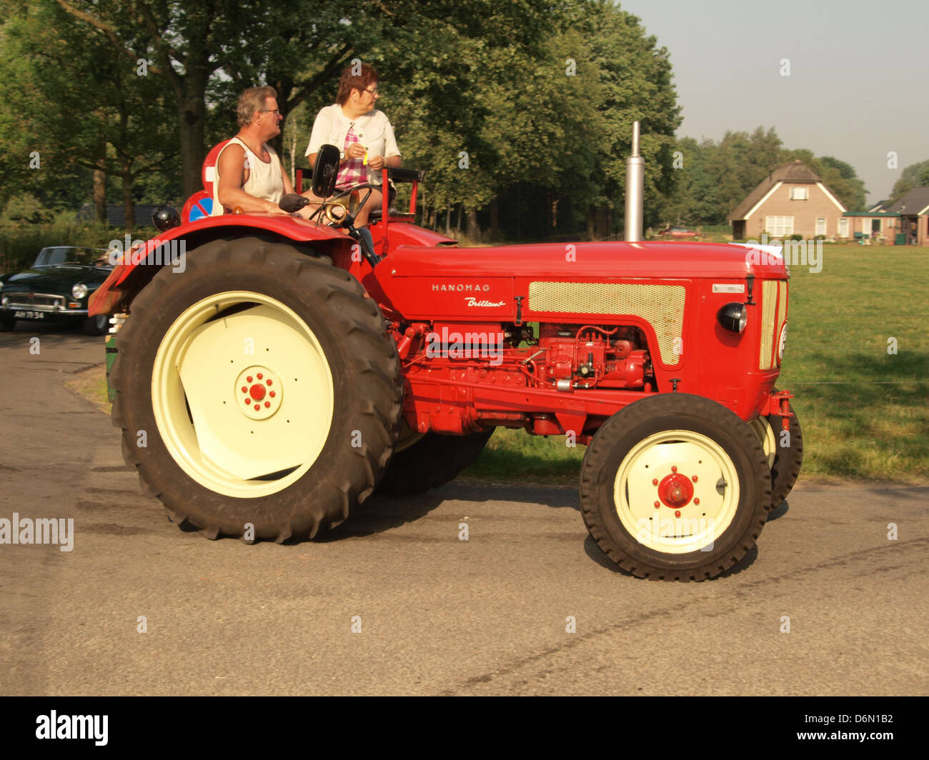 The Red Hanomag Brillant is a vintage automobile renowned for its ...
