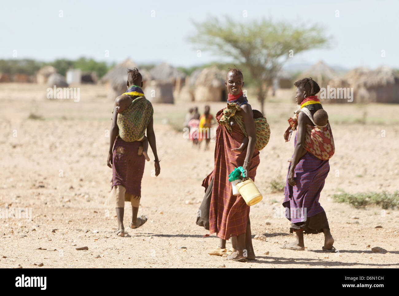Lodwar, Kenya, Turkana nomads Stock Photo - Alamy