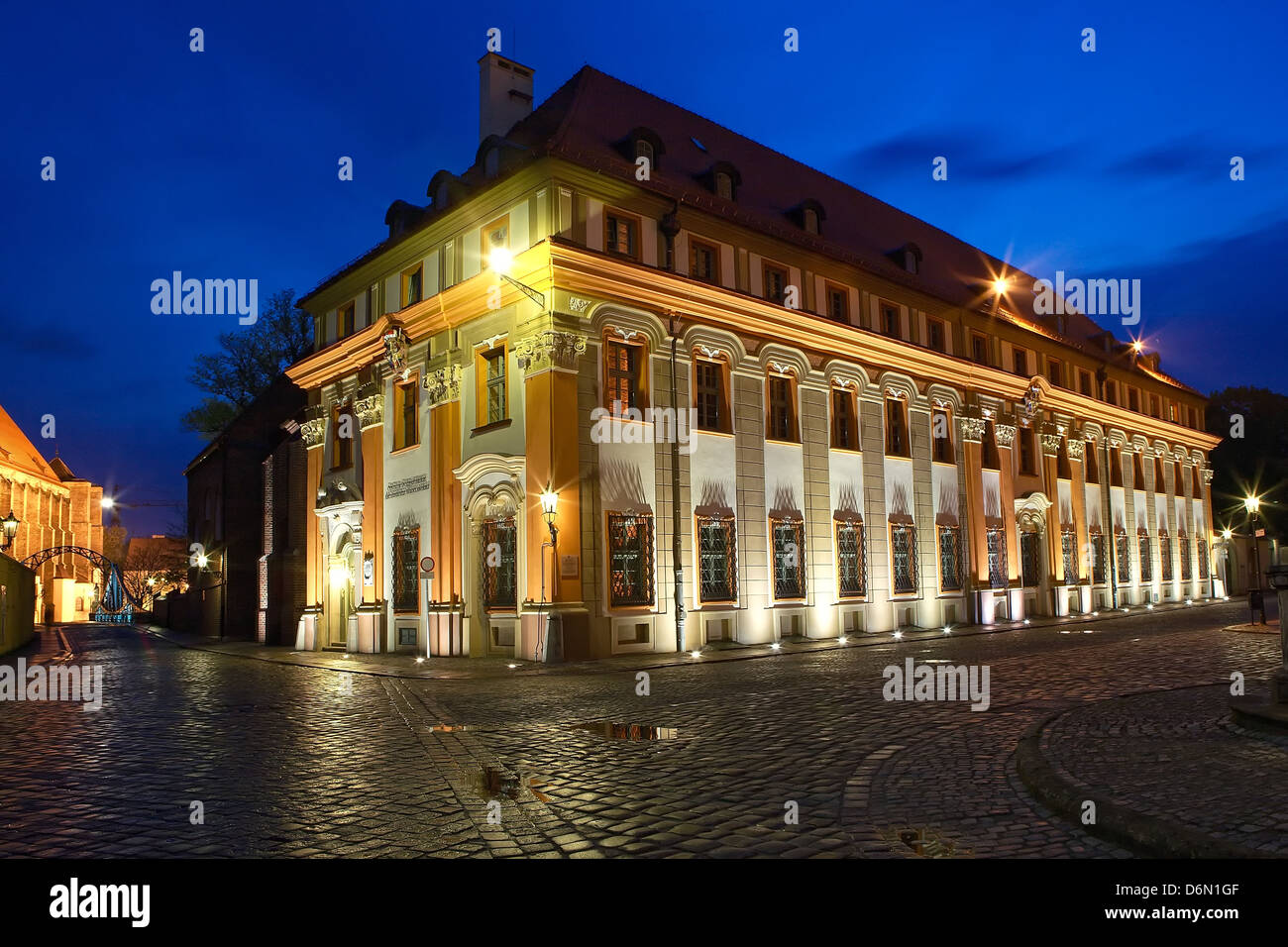 The historic Cathedral Island Wroclaw Poland Stock Photo - Alamy