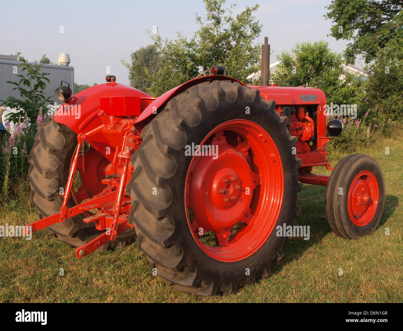 The Red Nuffield tractor is a classic British agricultural vehicle ...
