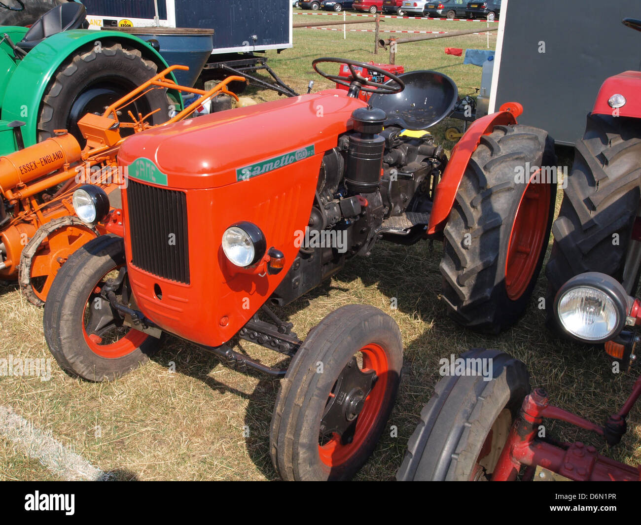 This shows a Same Sametto 120 hp21, a tractor model recognized for its ...
