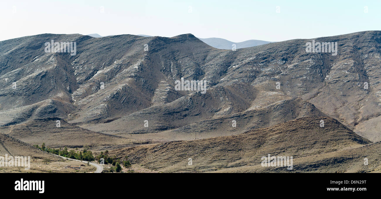 Scenic views of geological formations in the High Atlas and Anti Atlas ...