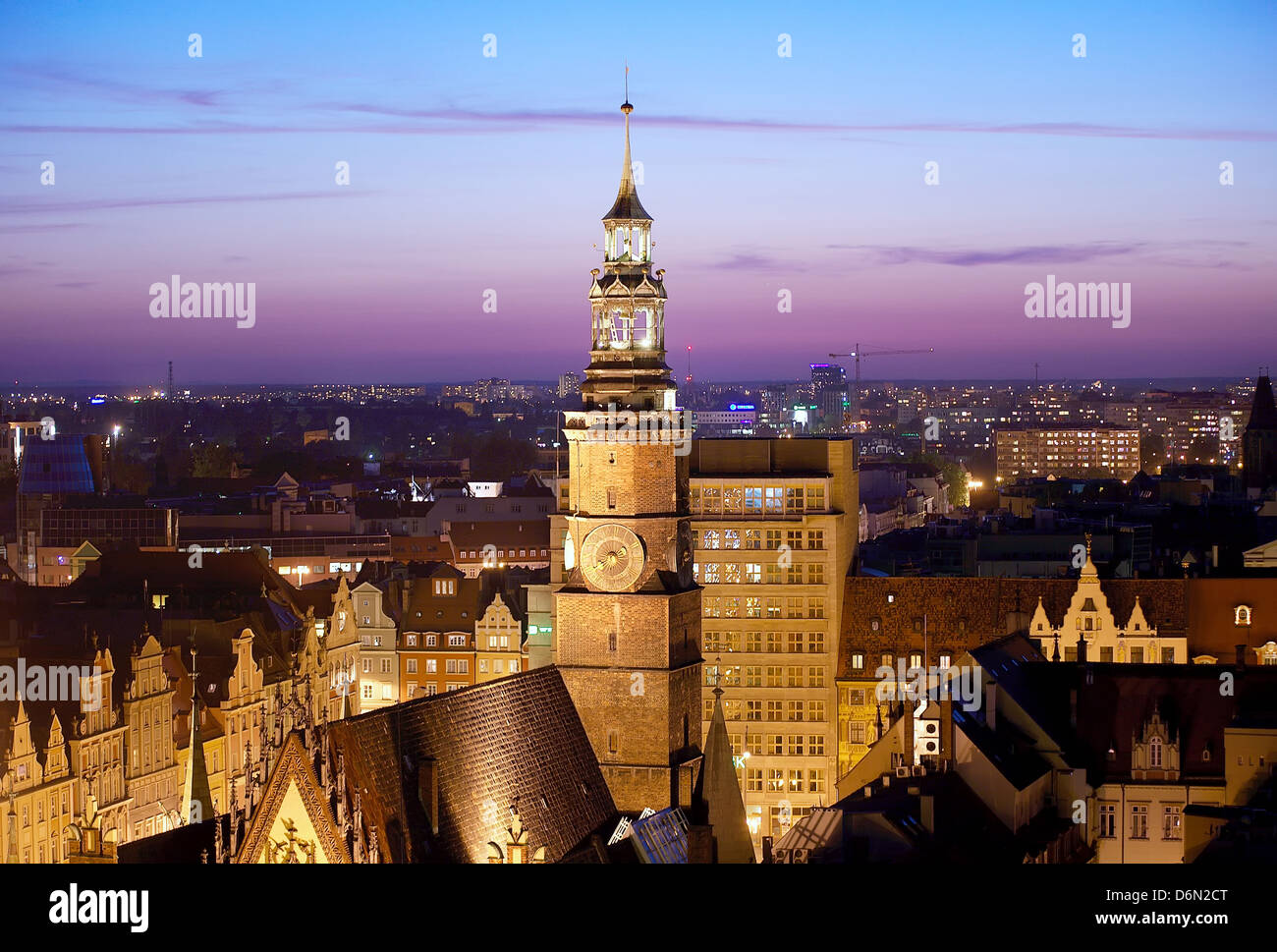 Wroclaw tower hi-res stock photography and images - Alamy