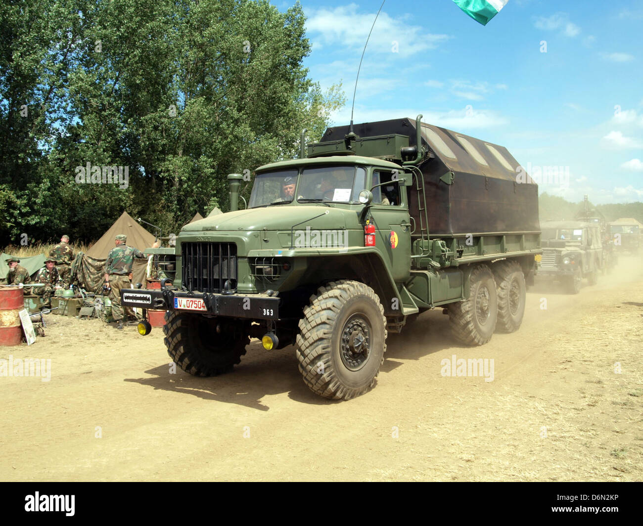 The URAL-375D is a Soviet-era military truck designed for heavy-duty ...