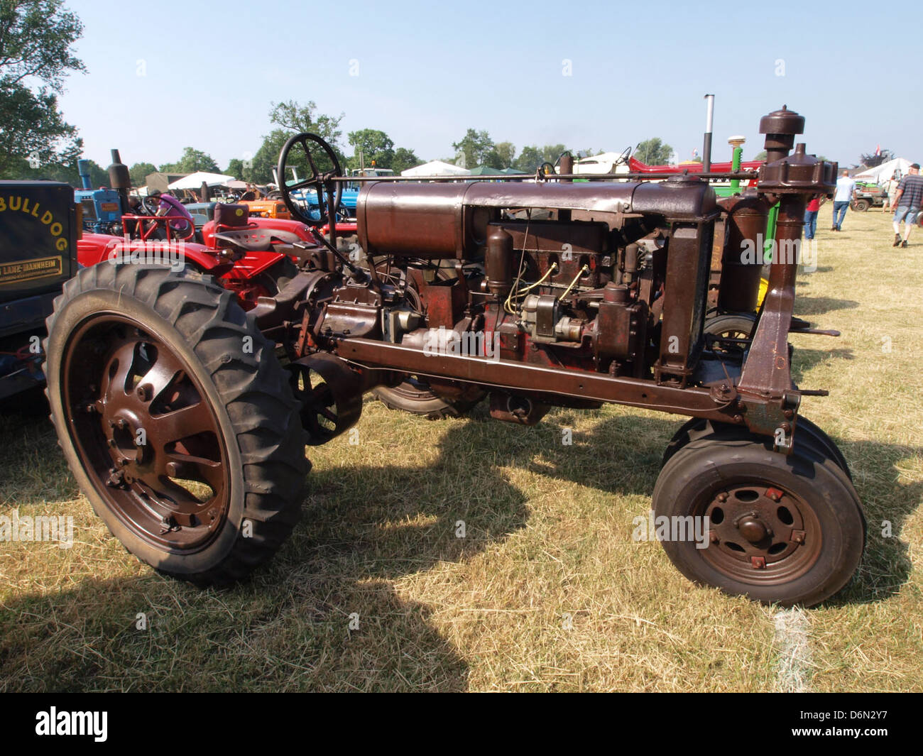 Very old unidentified tracktor pic6 Stock Photo - Alamy