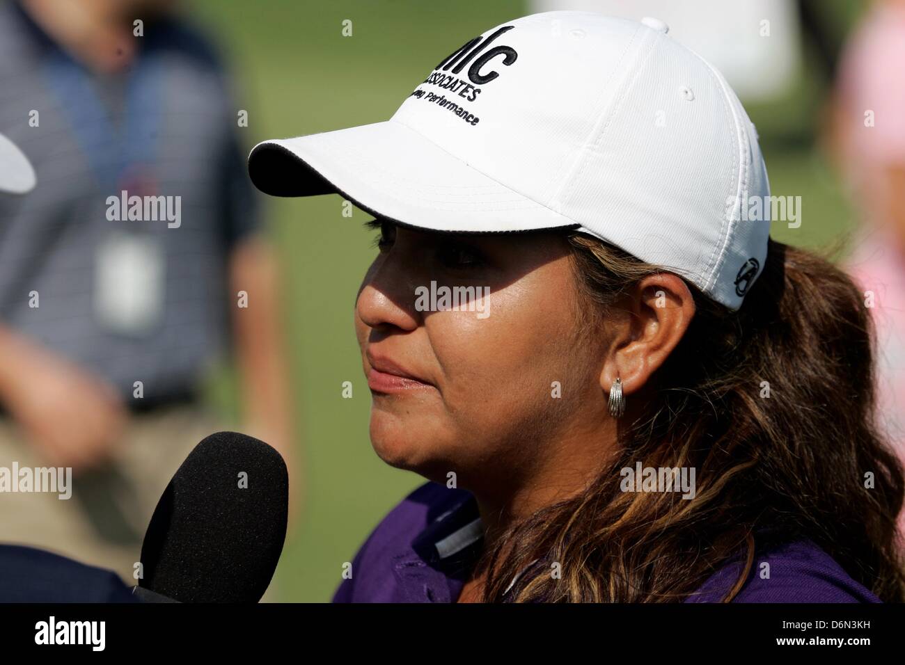Kapolei, HI, USA. 20th April, 2013. Lizette Salas shows the emotion of ...