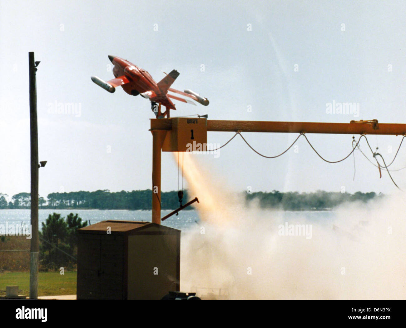 The Teledyne Ryan Firebee, a remotely piloted vehicle (RPV), was ...