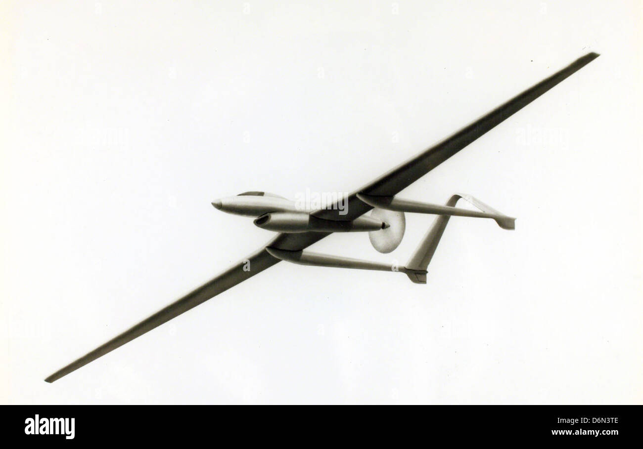 The Teledyne Ryan UAV drone, an early model in unmanned aerial vehicle ...