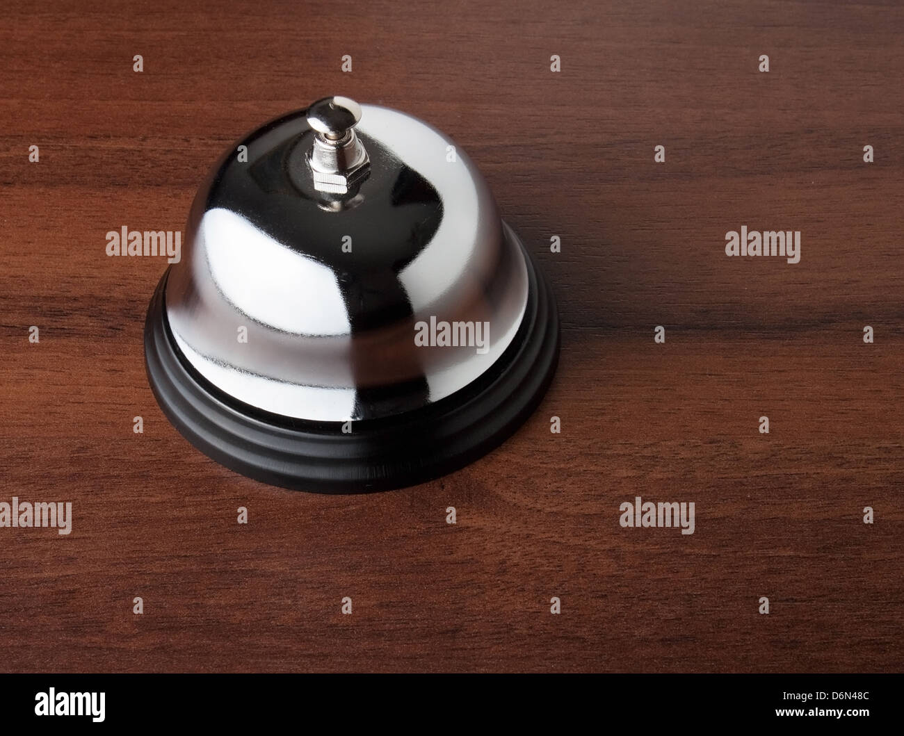 Service bell on the reception Stock Photo - Alamy