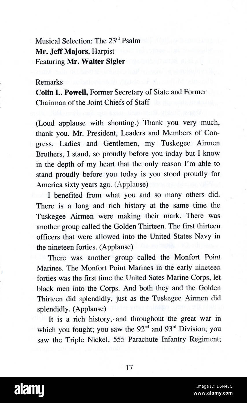 Booklet 17 features a detailed account of the Tuskegee Airmen, the ...