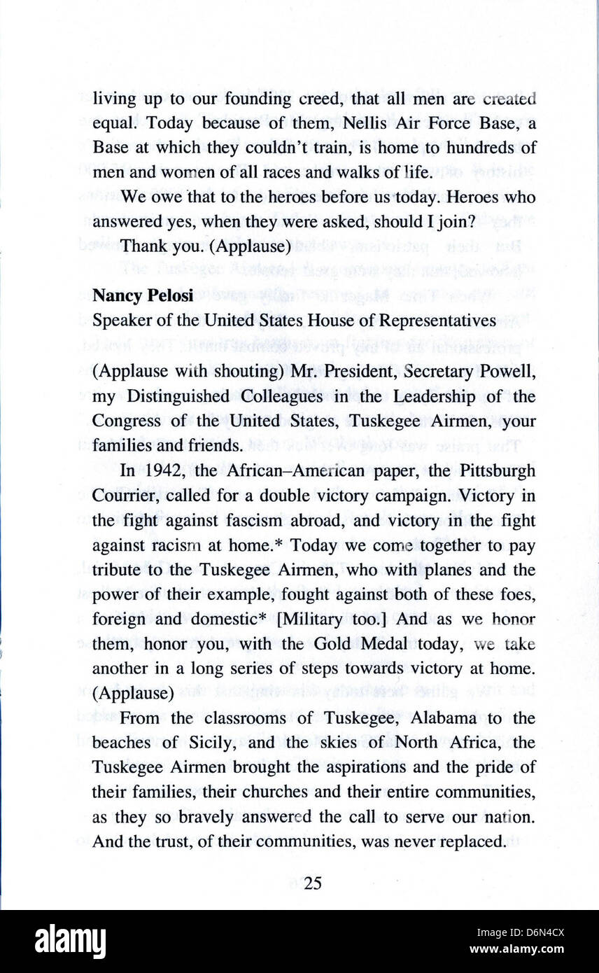 The booklet focuses on the Tuskegee Airmen, a group of African-American ...