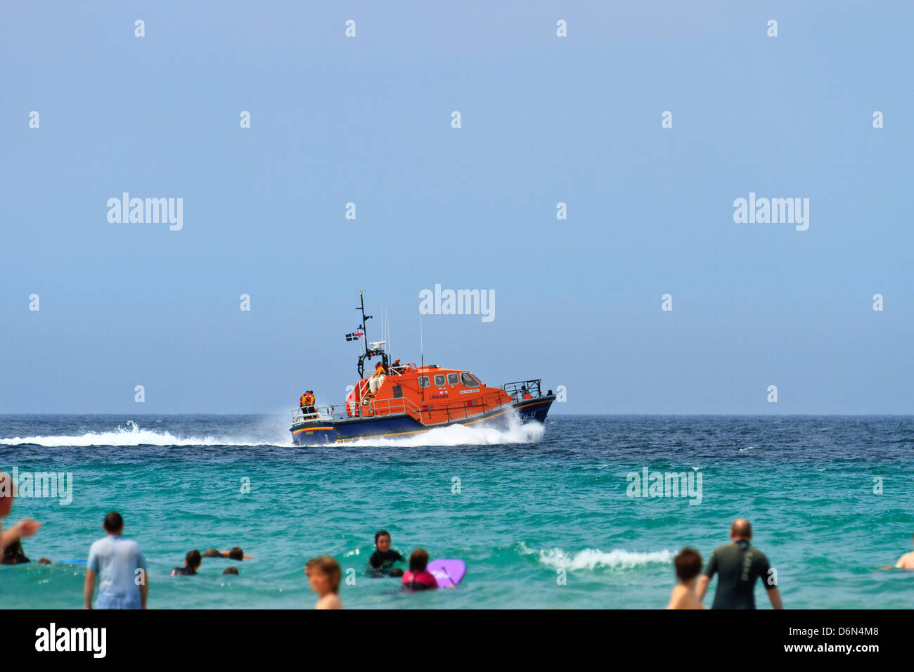 RNLI Sennen Cove, Cornwall. Tamar class All Weather Lifeboat Victor ...