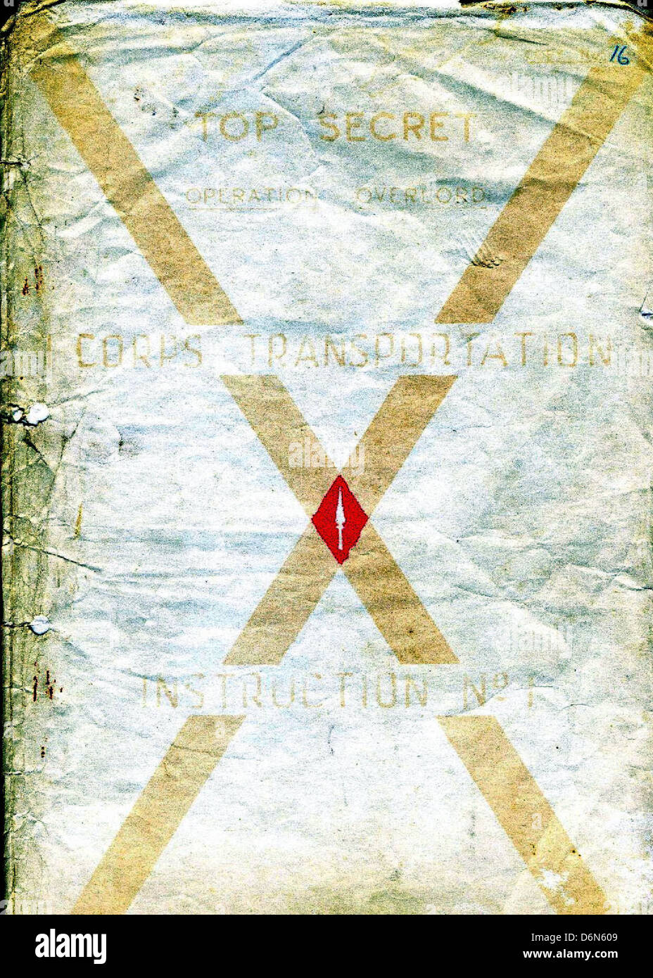 This photograph is a historical document from the U.S. Army 1st Corps ...