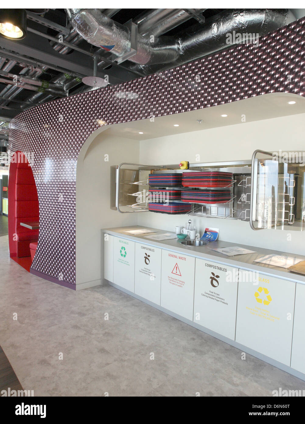 Modern tech office interior Stock Photo - Alamy