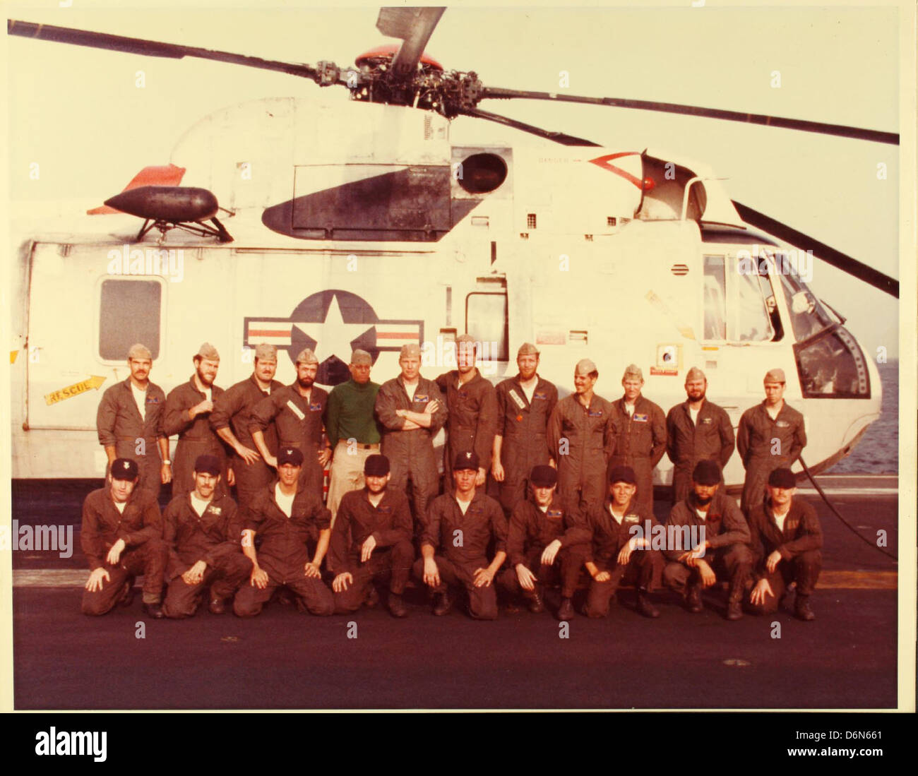 The HC-1 crew played a critical role in helicopter operations ...