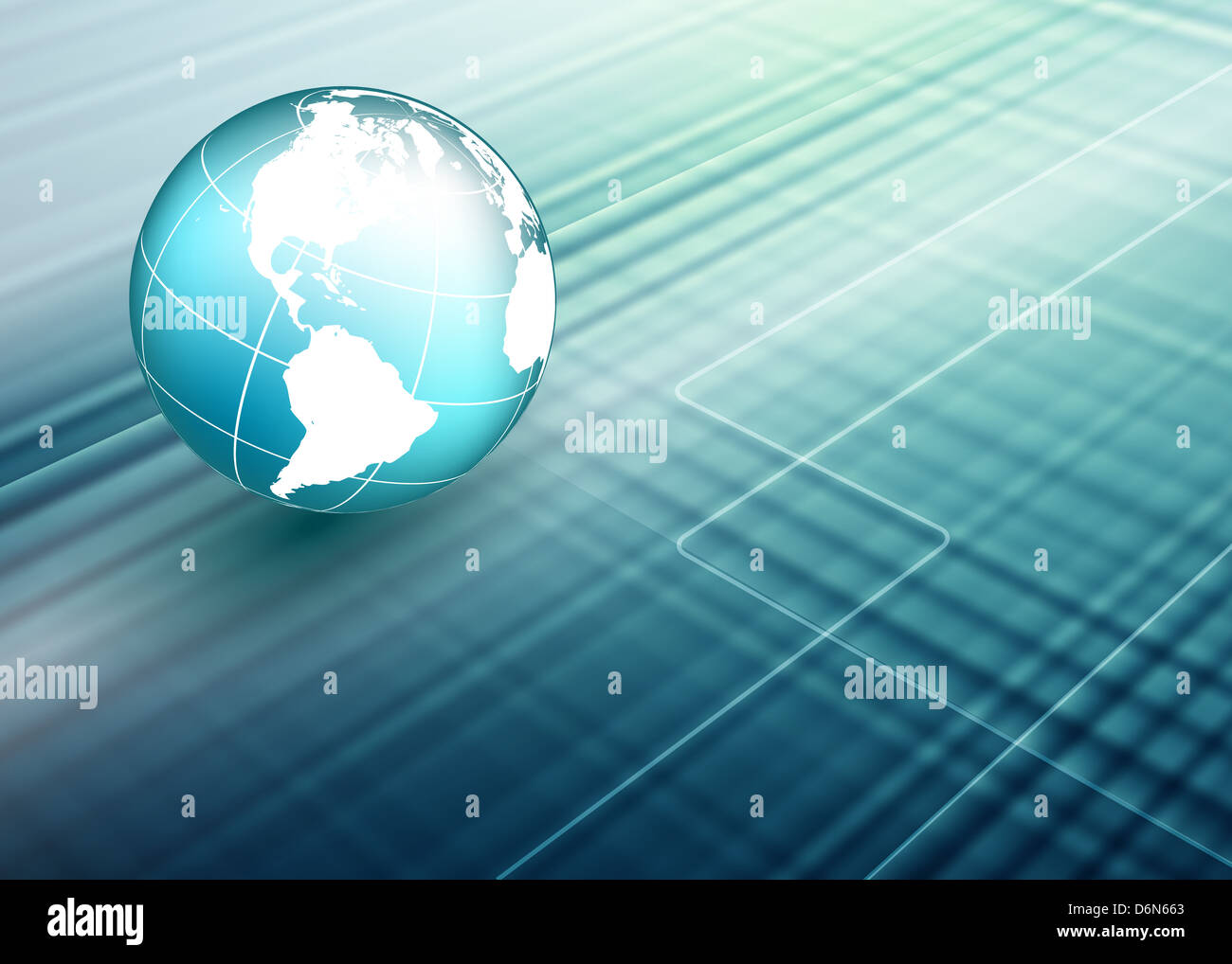 colorful modern world techno backdrop with globe Stock Photo - Alamy