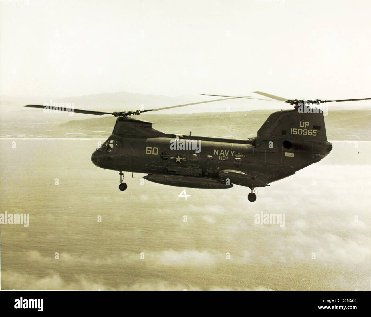 The Navy's HC-1 helicopter, BuNo 150965, was used for search and rescue ...