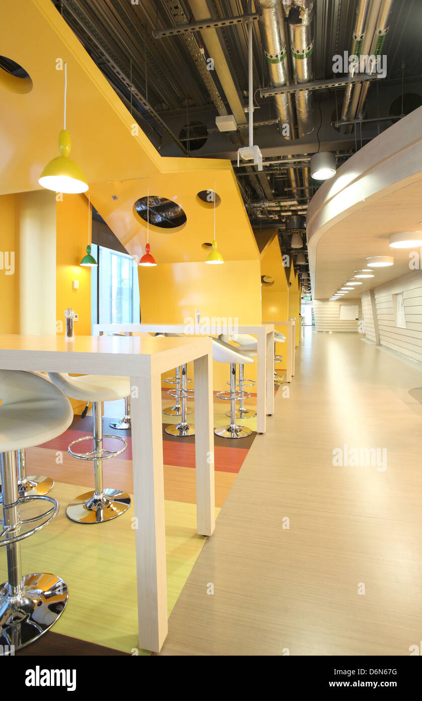 Modern tech office interior Stock Photo - Alamy