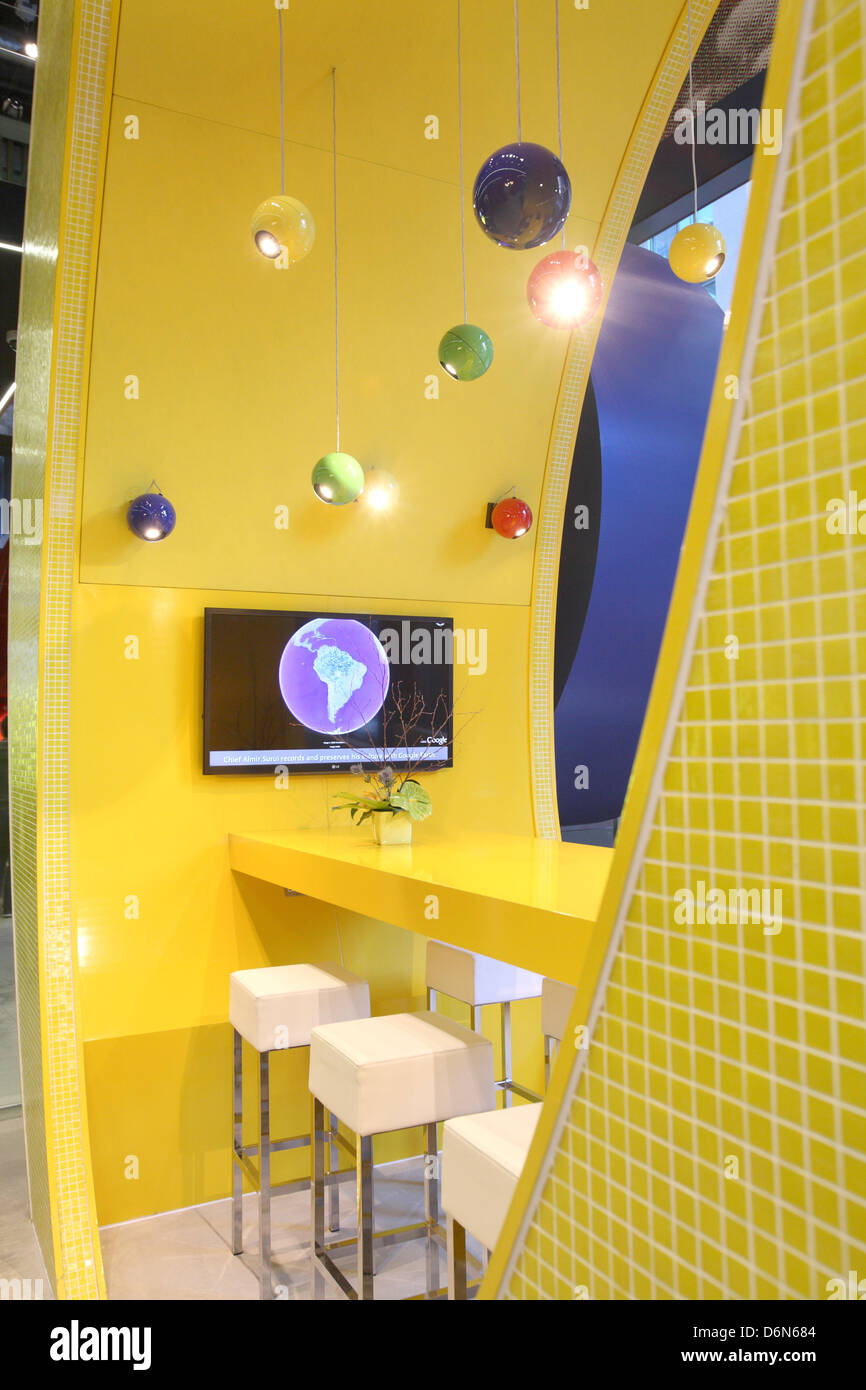 Modern tech office interior Stock Photo - Alamy