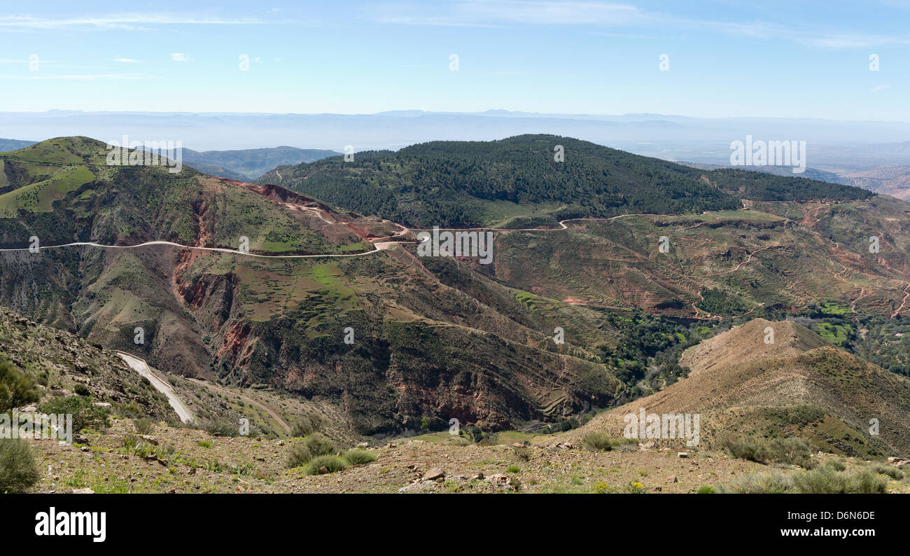 Landscapes of the High Atlas and Anti Atlas Mountains in Morocco, North ...