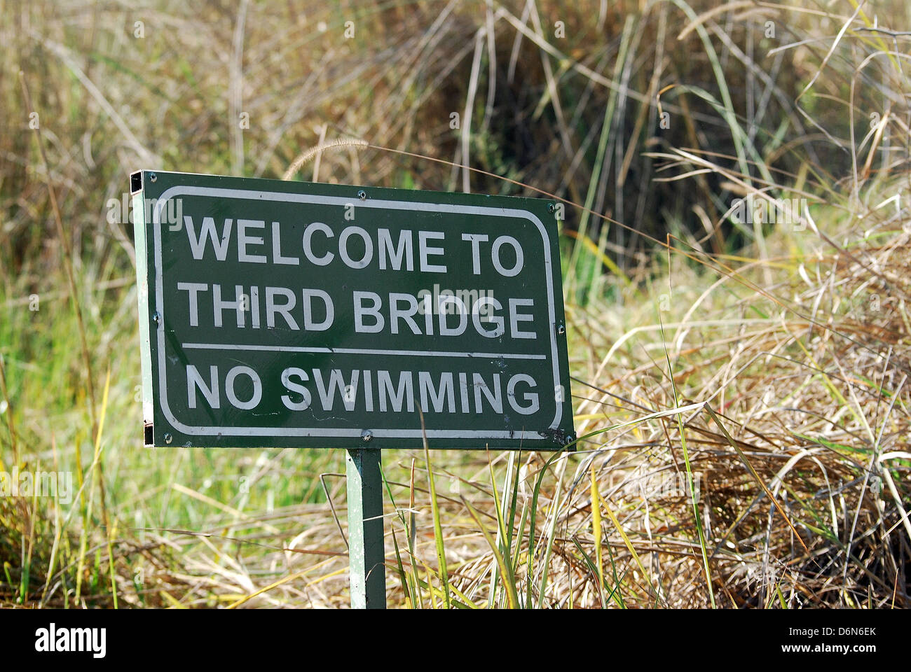 Interesting sign, Botswana Stock Photo - Alamy