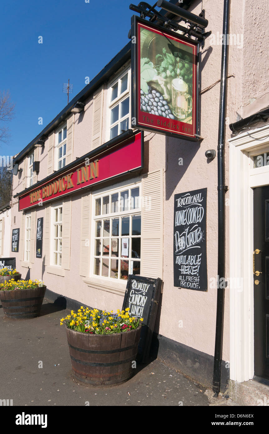 The Biddick Inn Fatfield north east England UK Stock Photo - Alamy
